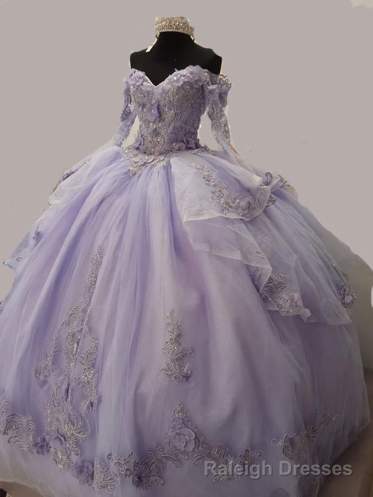 Lilac Princess Ball Gown Quinceaera Dress Sweet 16 Dress – Raleigh Dresses