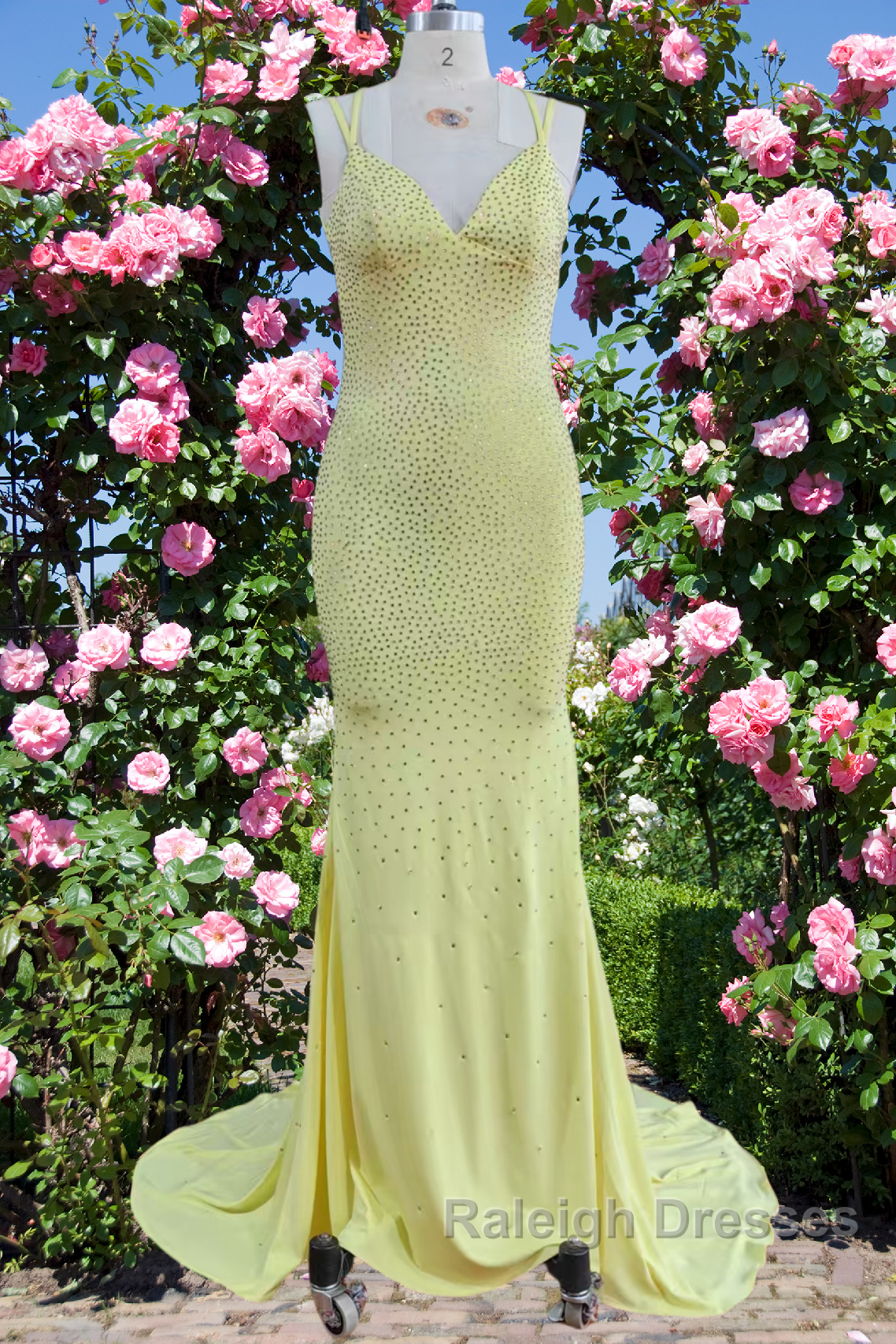 Yellow Mermaid Long Prom Dresses Shiny Evening Prom Dresses – Raleigh ...